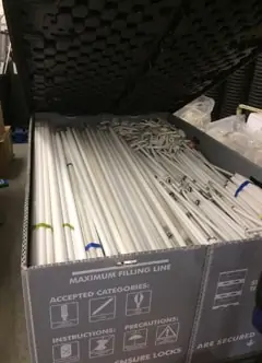 Waste Fluorescent Light Tube Storage Advice